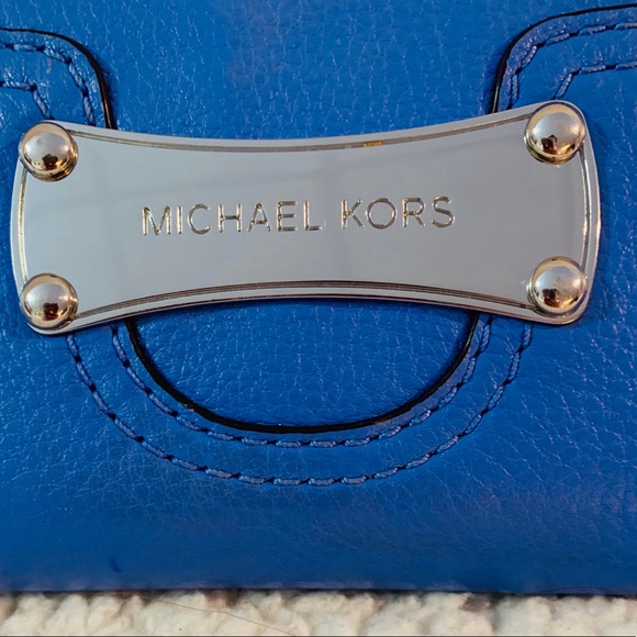 Michael Kors | Bags | Mk Electric Blue Saratoga Wallet | Poshmark